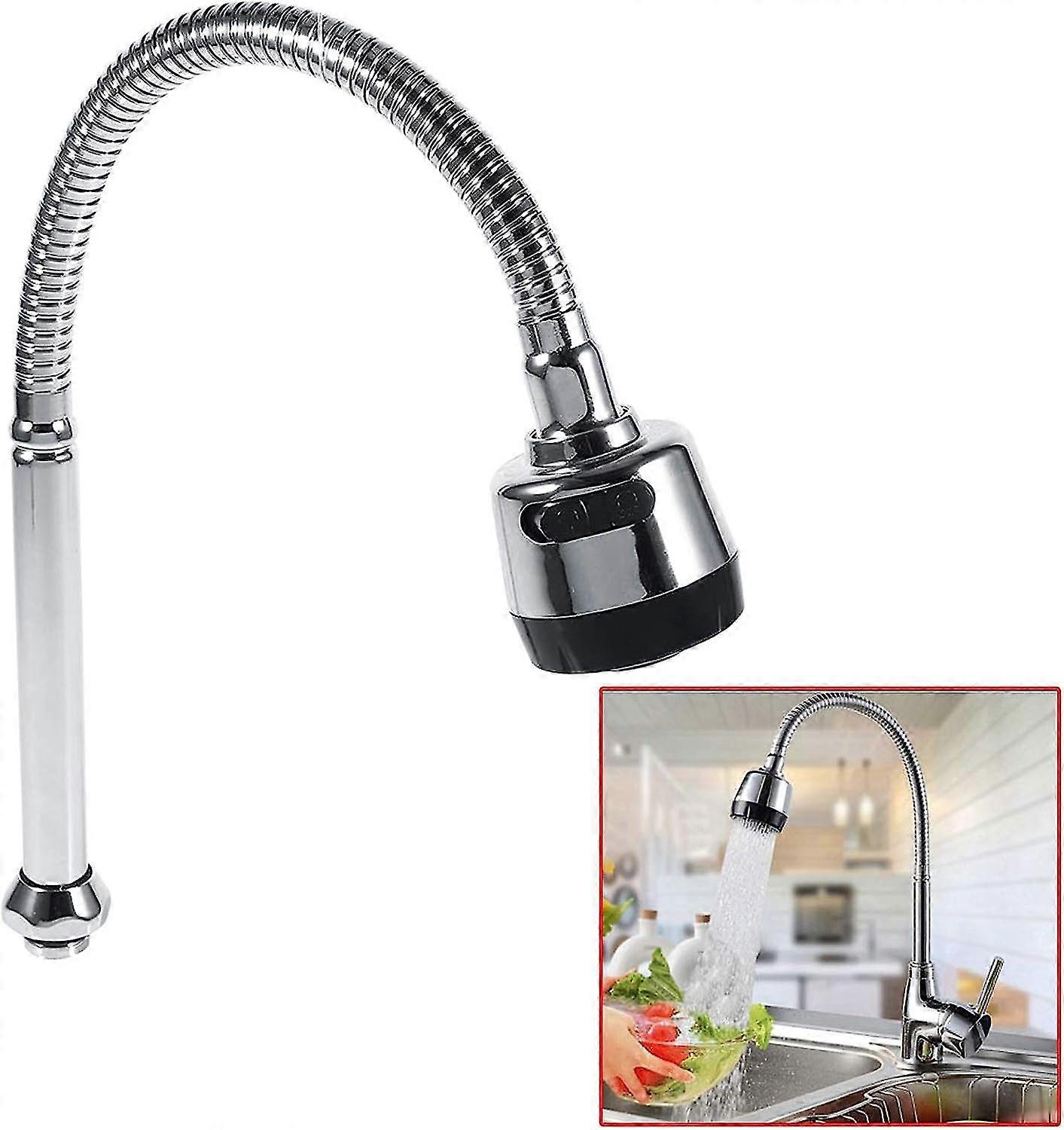 Kitchen Mixer Tap, 1x 304 Stainless Steel Swivel Spout, Kitchen Sink ...