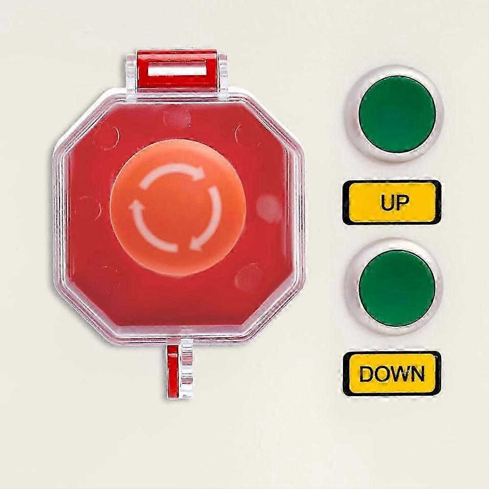 Emergency Stop Button Cover, 4 Pack Plastic Switch Cover Protector ...