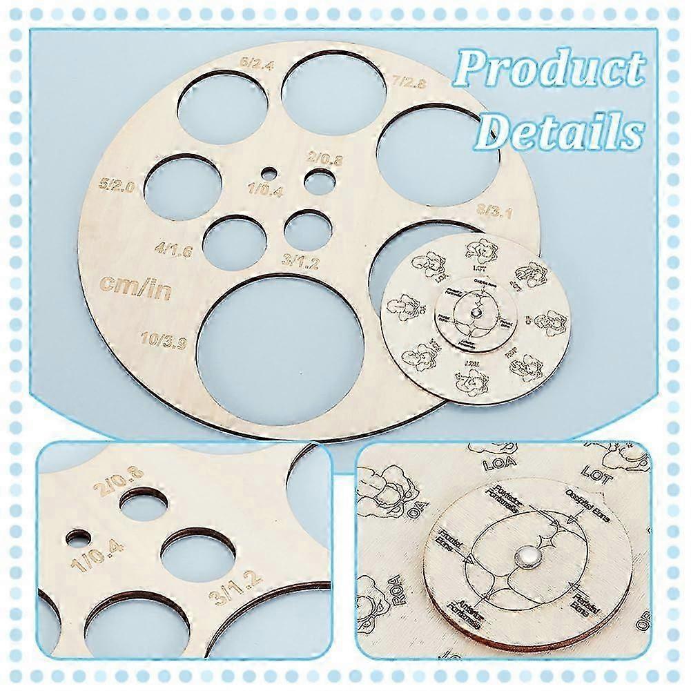 2Pcs Cervical Dilation Board Midwife Fetal Position Tool with Inch ...