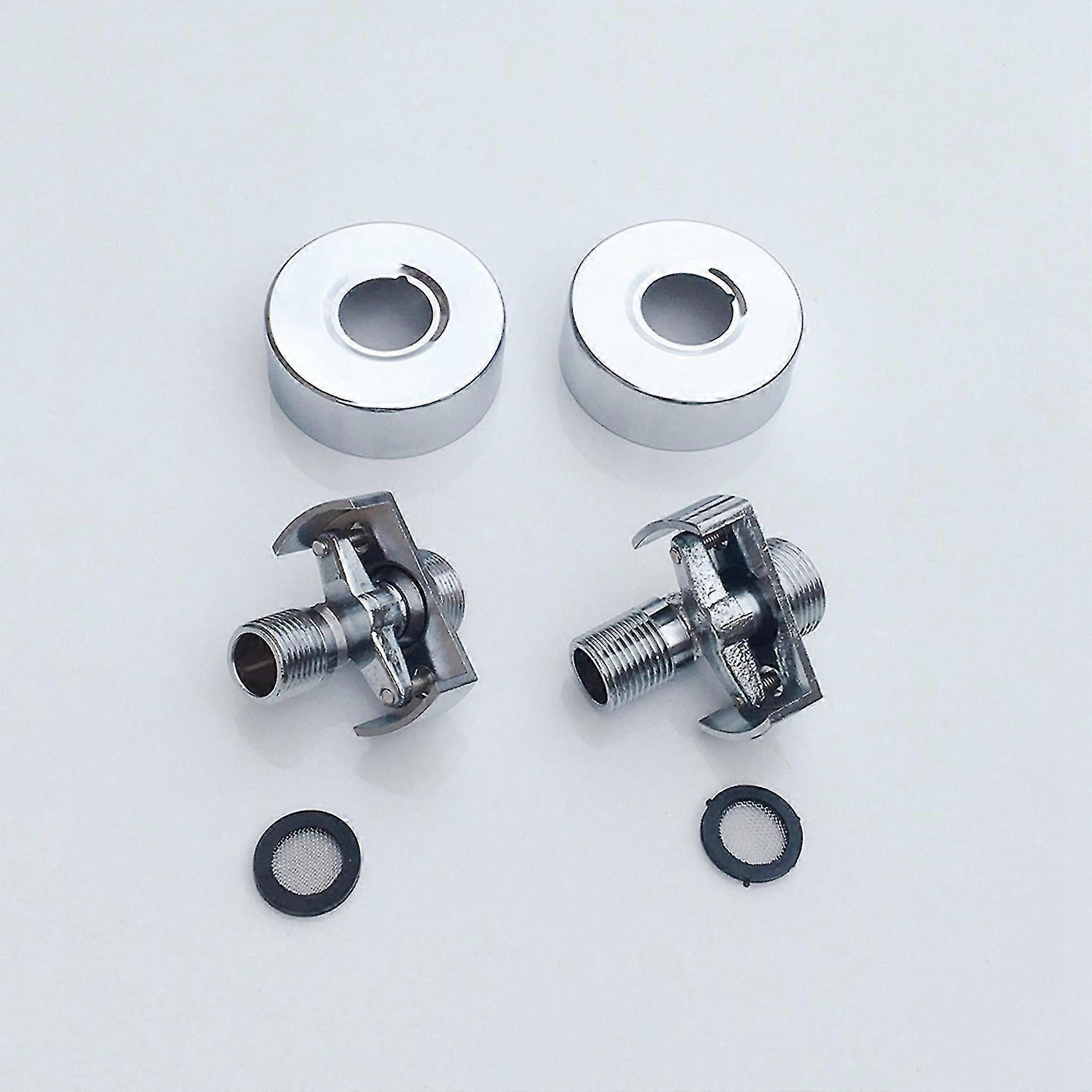 2x Adjusting The Angle Of Intake Pipe Copper Shower Head Angled Curved ...