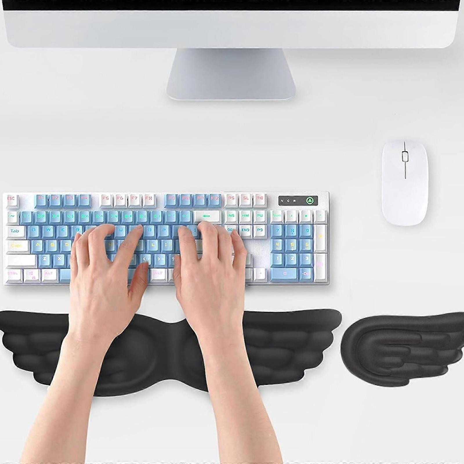 Wing Shape Keyboard Wrist Rest Pad Ergonomic Keyboard Wrist Rest ...