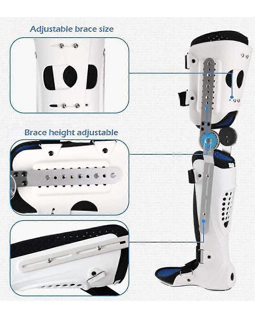 2025 Nueva órtesis ajustable de tobillo y pie de rodilla Muslo ...