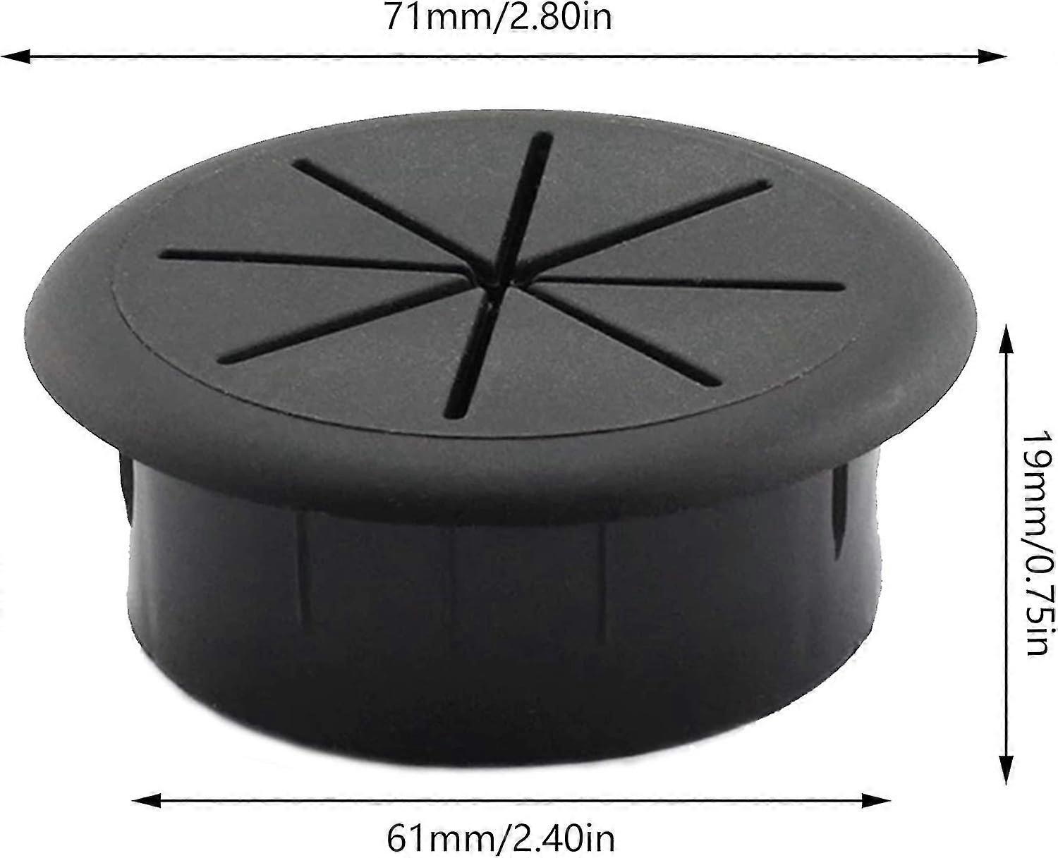 4-Piece Desk Cable Gland 4-Piece Cable Gland Cover Table Cable Pass ...