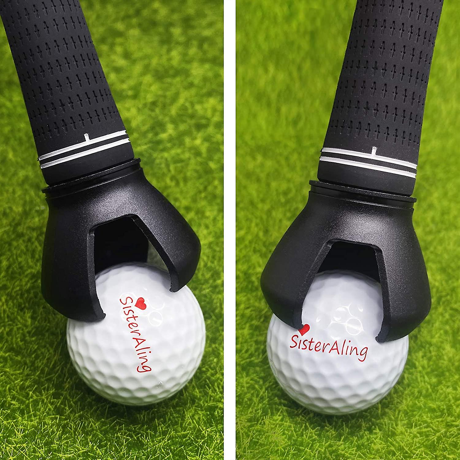 Ppiao 3-prong Golf Ball Retriever Grabber Pick Up,back Saver Claw Put ...