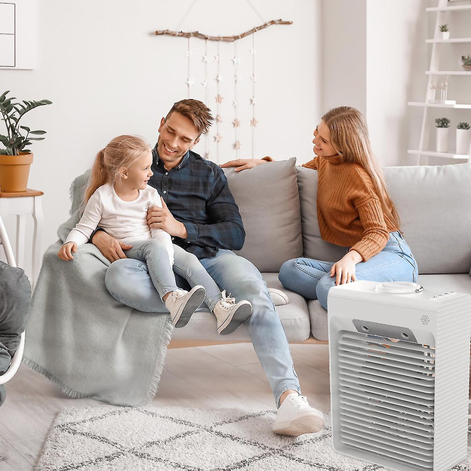 Portable Personal Mini Air Cooler Super Quiet Desk Air Cooling Fan 7 ...