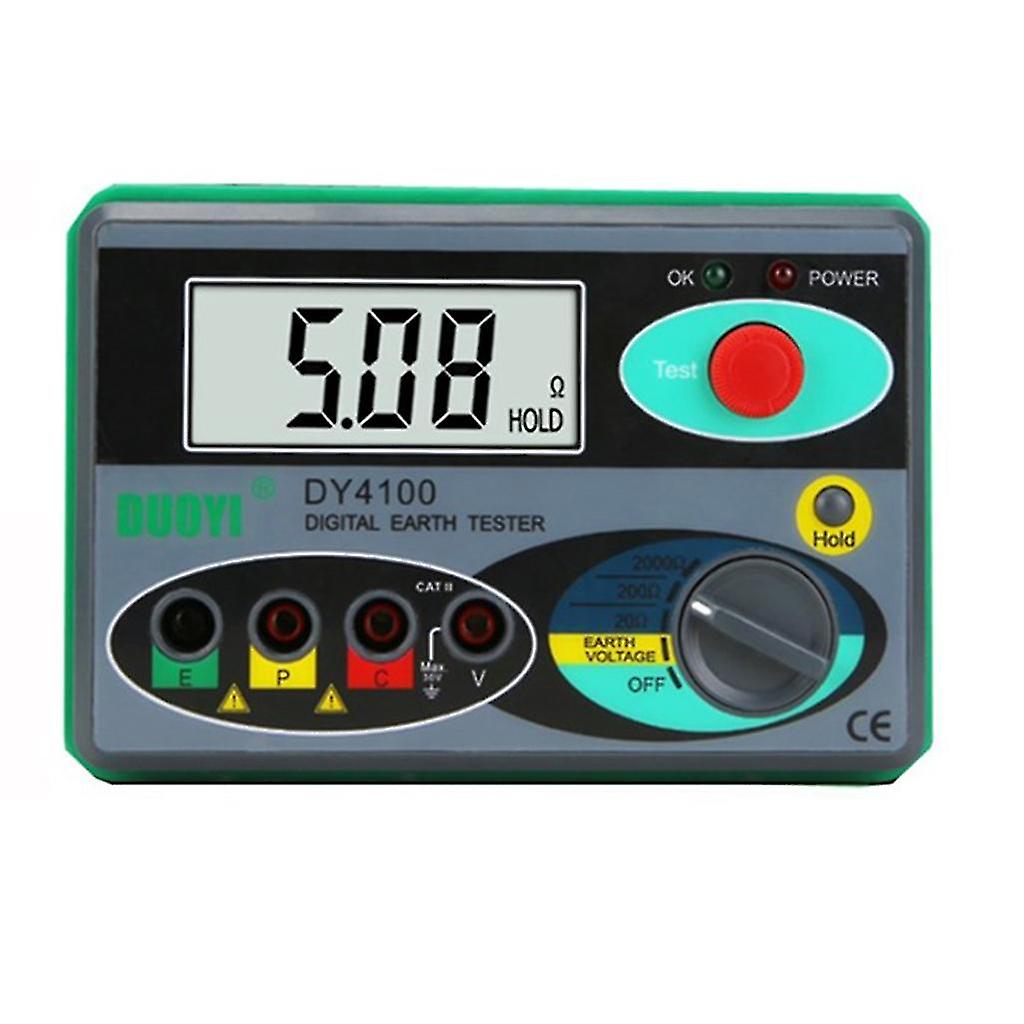 Earth Ground Meter Multimeter With Higher Accuracy Dy4100 Resistance ...