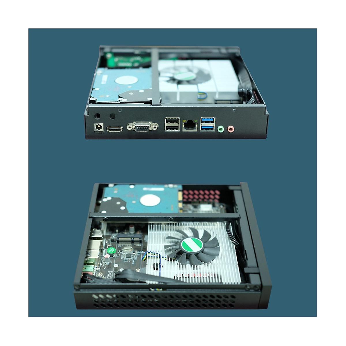 Dx01 Thin Mini Itx Desktop Computer Chassis Thin Half Height Computer ...