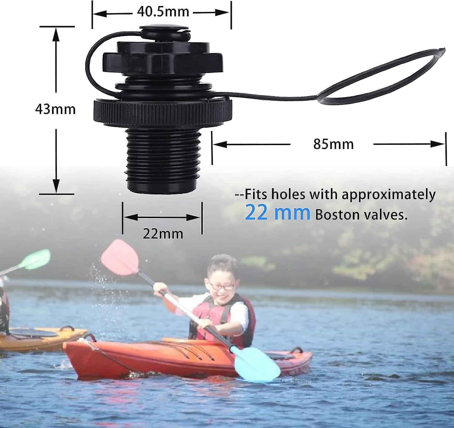 Inflatable Boat Valve, 4 Pcs Spare Screw Air Valve Replacement Screw ...