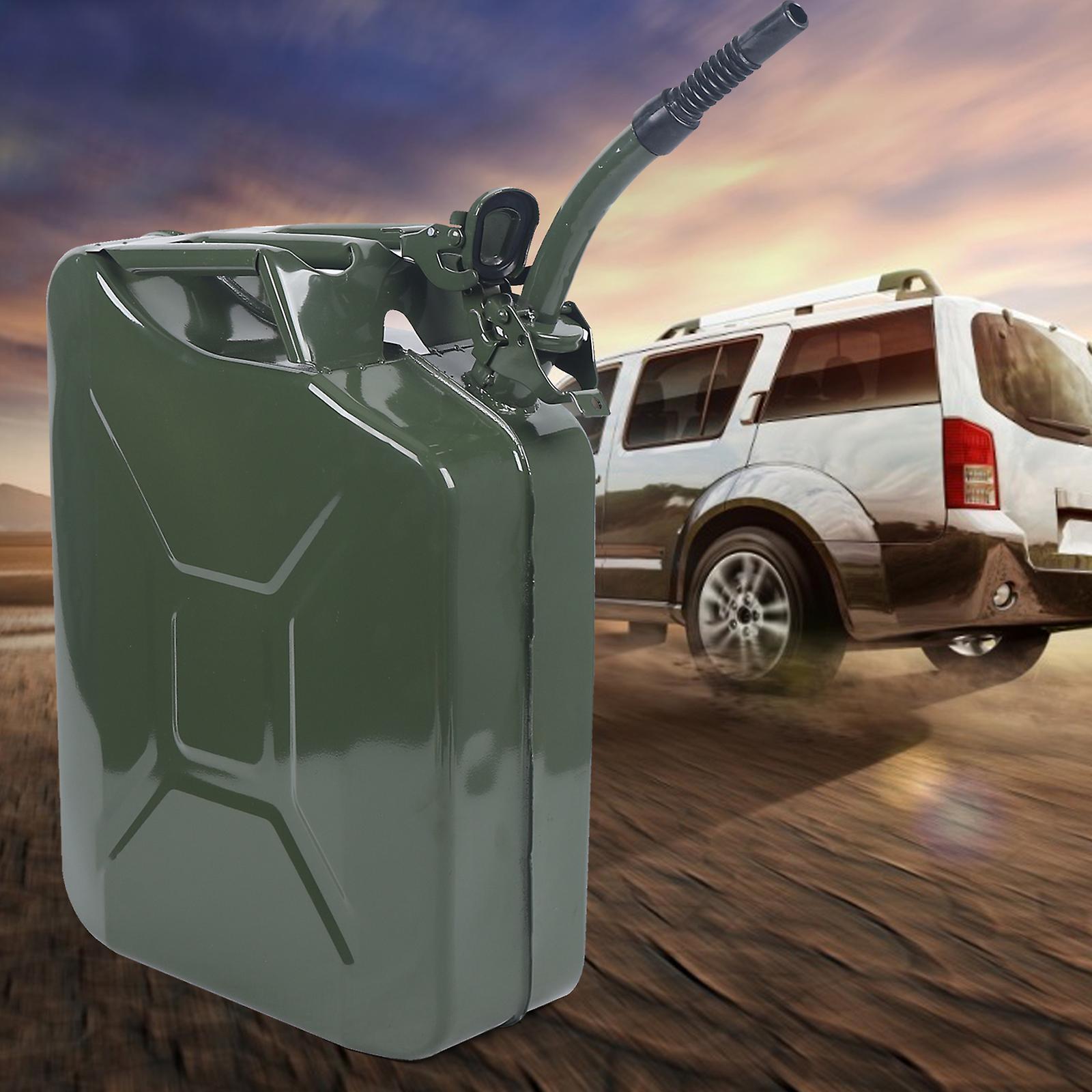 5 Gallon Portable Jerry Fuel Can Steel Fuel Tank With Anti-leakage ...