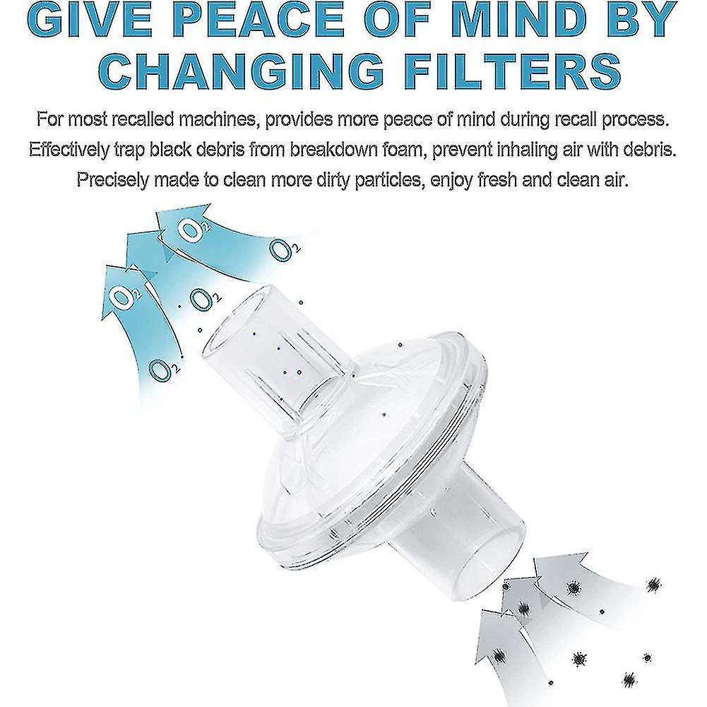 9 Packs Fit&in&line Cpap Filter For - Cpap Filters For & For 22mm ...