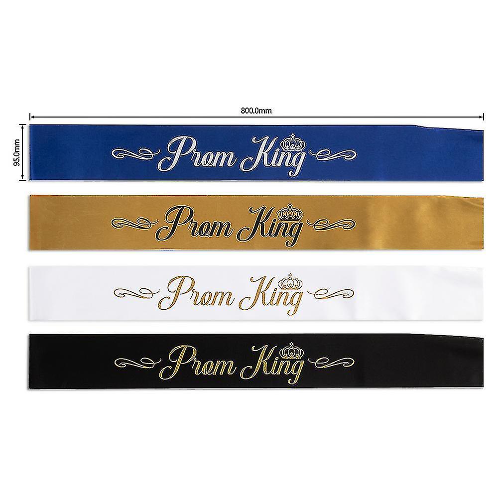 New Designprom King & Prom Queen Sash Graduation Party School Prom ...
