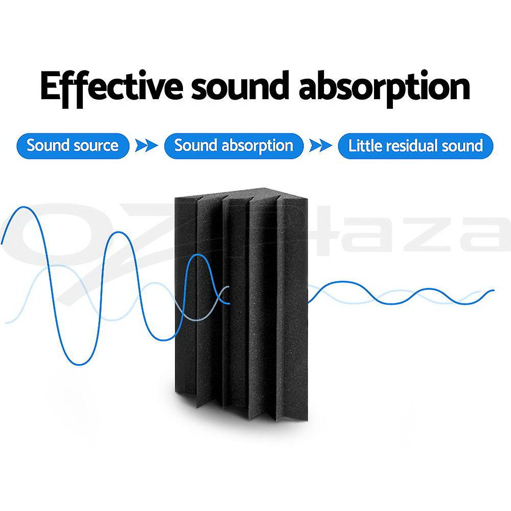 Alpha 20Pcs Studio Acoustic Foam Corner Bass Trap Sound Absorption Treatment Soundrproofing ...