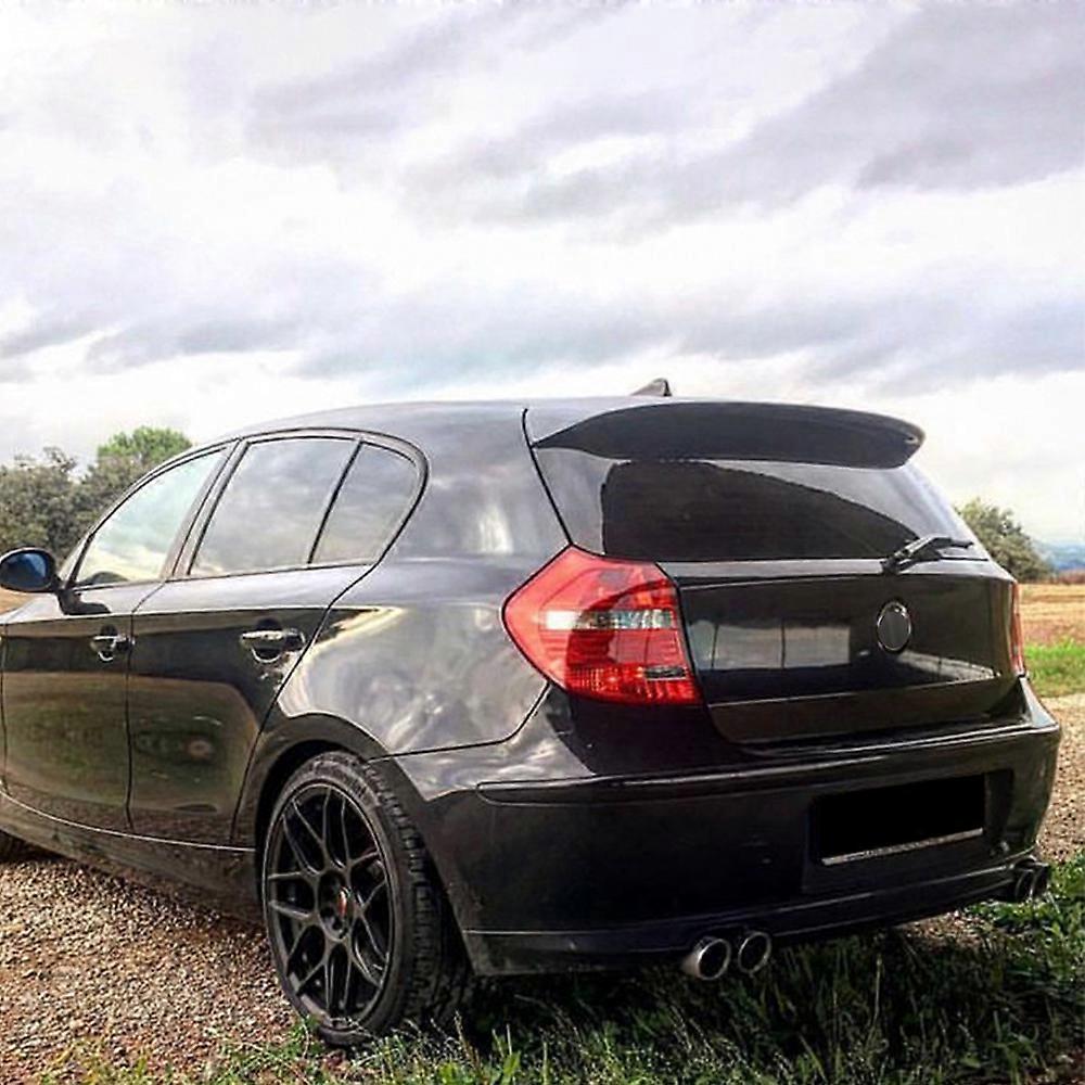 For BMW 1 Series E87 E81 Hatchback 116i 120i 118i 2004-2012 Rear Trunk Lid Roof Spoiler Wing ABS ...