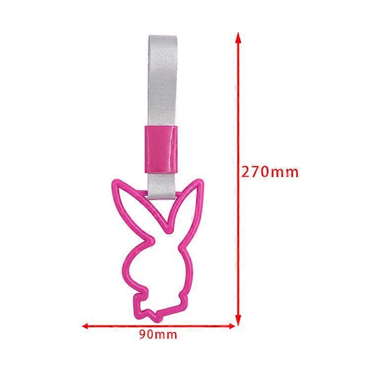 JDM Rabbit Racing Tsurikawa Ring Train Bus Handle Universal Drift Anime ...