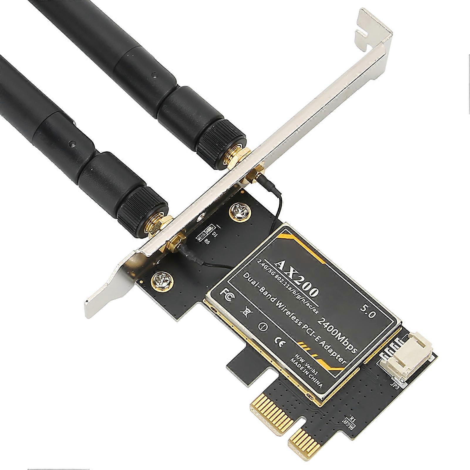 For Intel AX200 5G WiFi Card Dual Band Bluetooth 5.1 PCIE Wireless Card ...