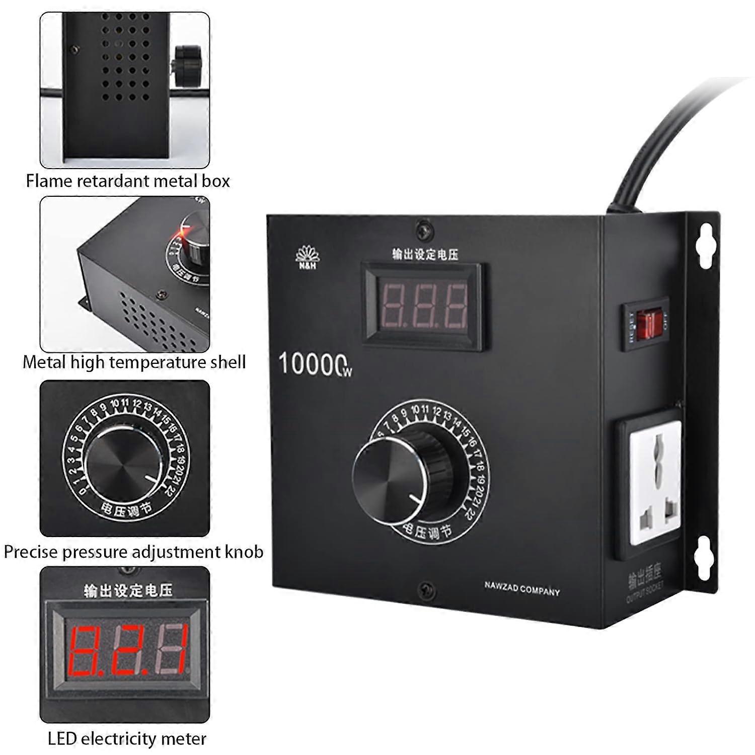 AC 220V 4000W/1000W voltage regulator, powerful SCR motor, speed ...