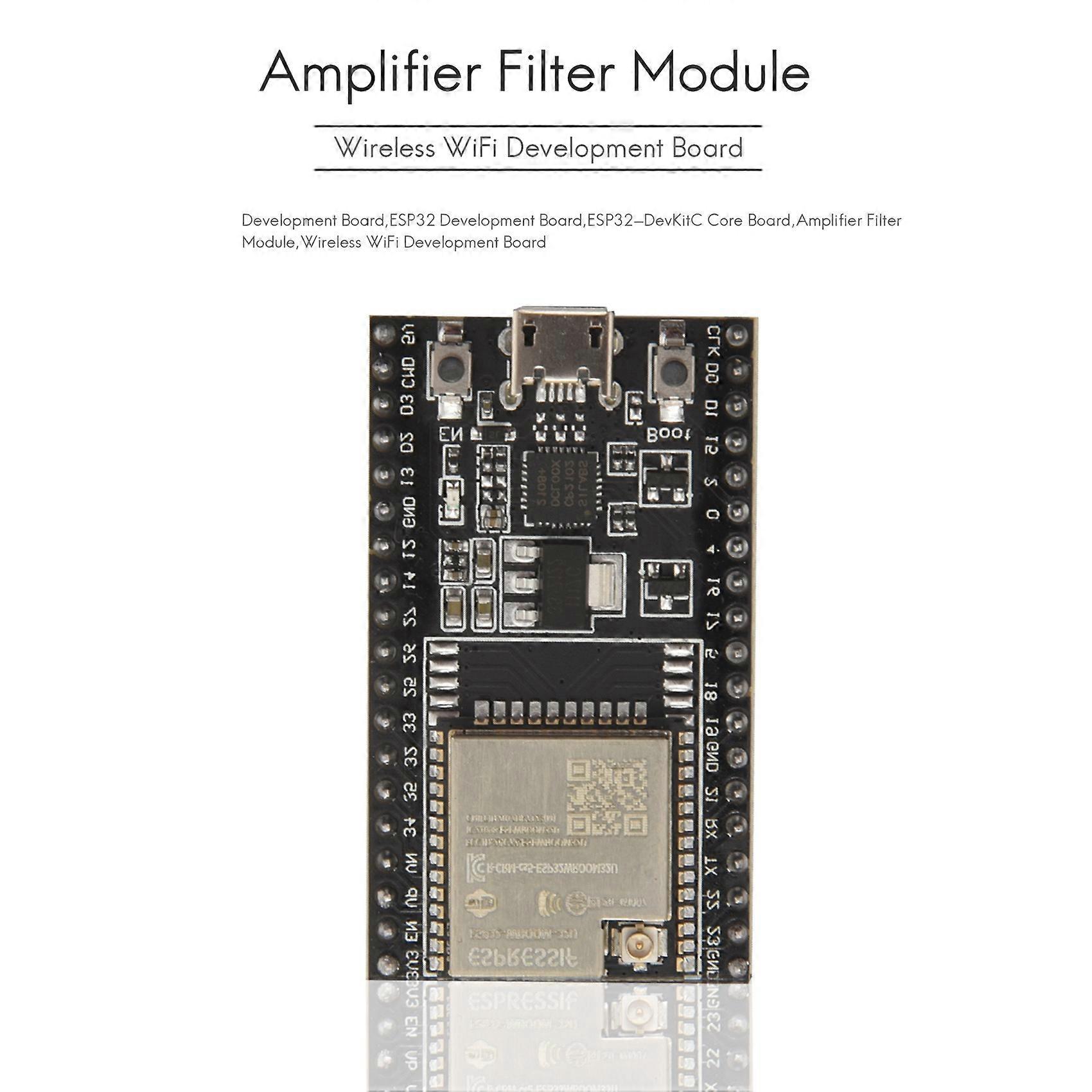 6PCS ESP32-DevKitC Core Board ESP32 Development Board ESP32-WROOM-32U Wireless WiFi Development ...