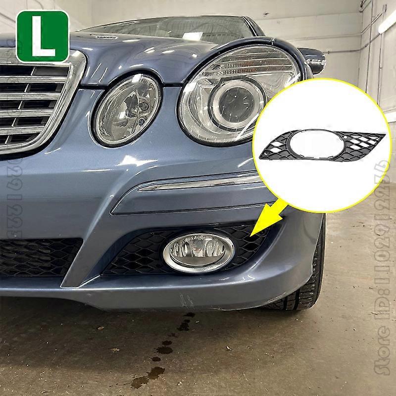 for 2007-2009 W211 Mercedes Benz E Class Front Bumper Fog Light Grill ...