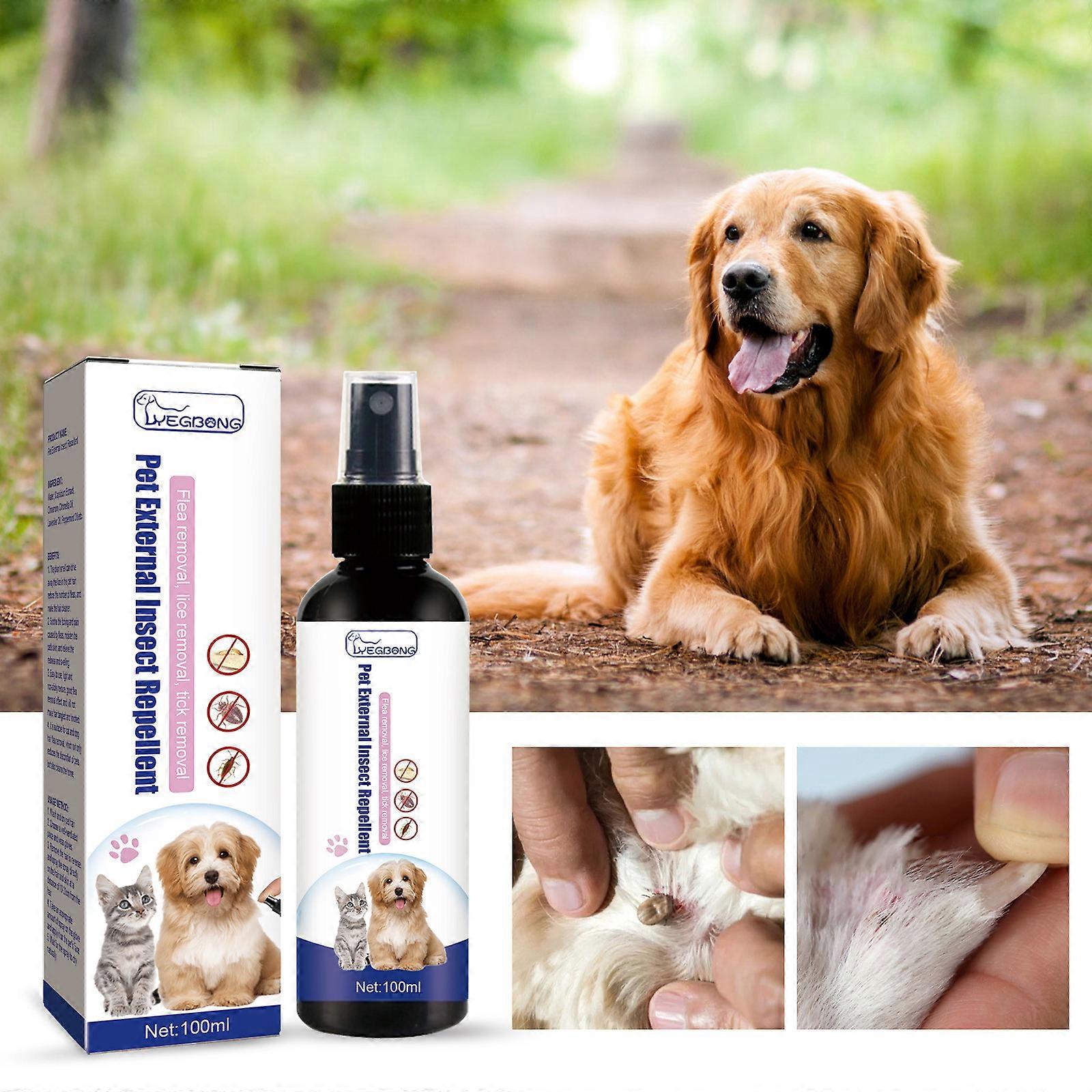 Reduce Lice And Ticks Spray, Cats Dogs Skin Repairing And Cleaning ...