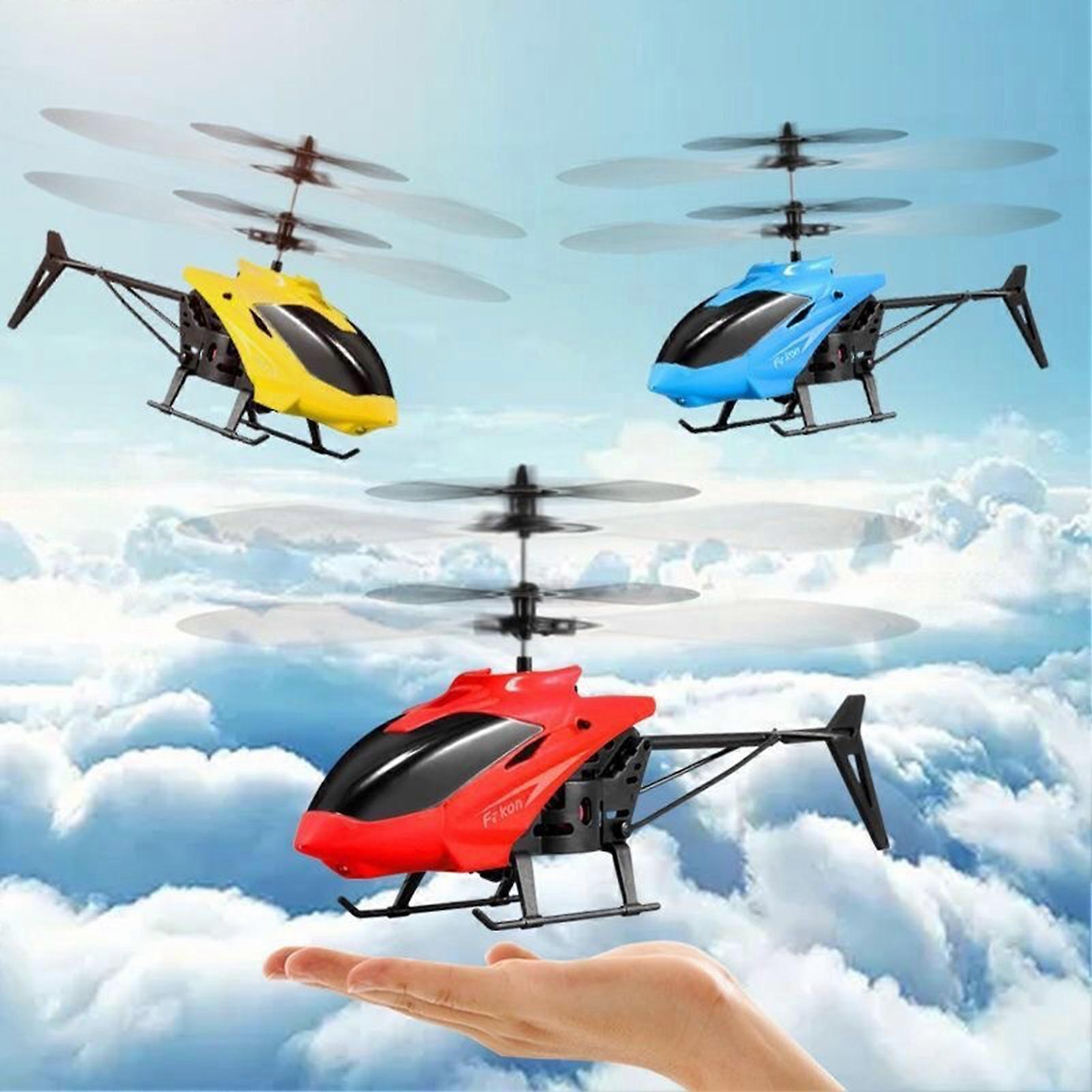 1 Set RC Aircraft Toy with Bright Light Gesture Infrared Sensor Anti ...