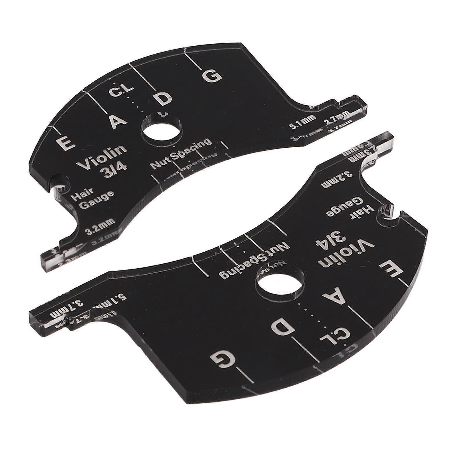 Violin Bridge Reference Tool Acrylic Accurate Violin Bridge Mold ...