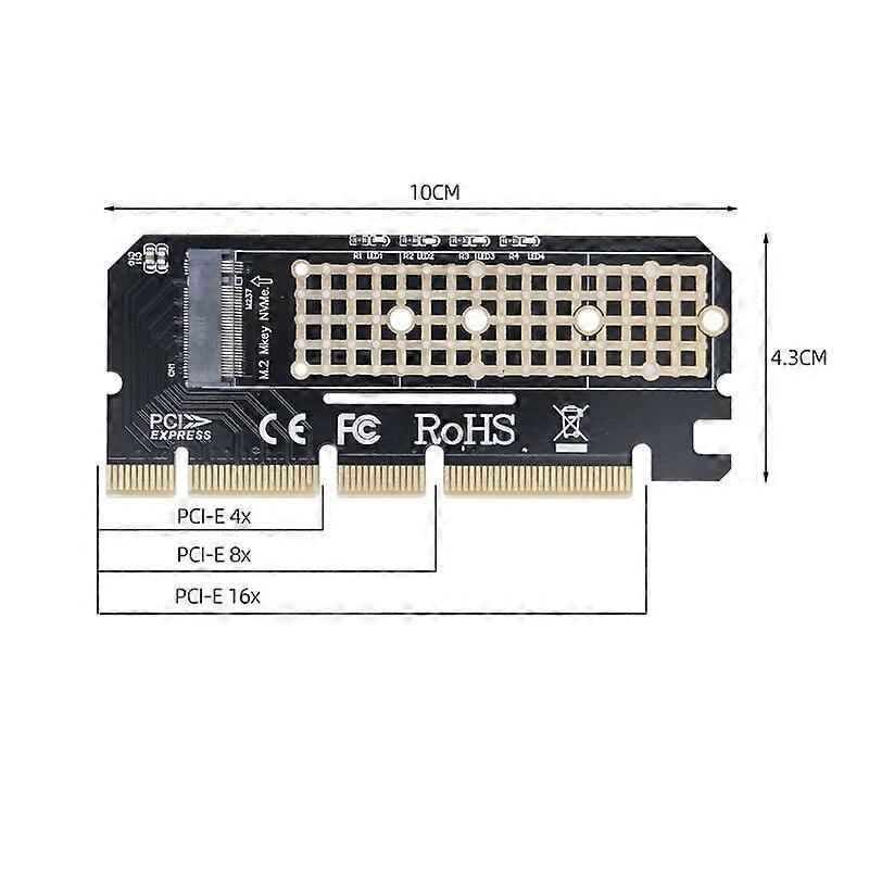 PCIE NVME Adapter M2 PCI Express 3.0 X1 X4 X8 X16 Expansion Card Riser Converter Supports 2230 ...