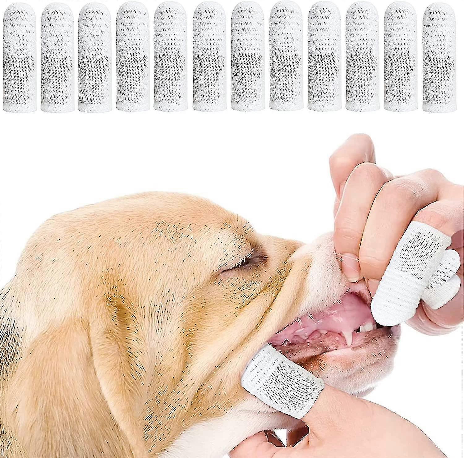 Dog Finger Toothbrush, Cloth Pet Finger Toothbrush Dental Hygiene ...
