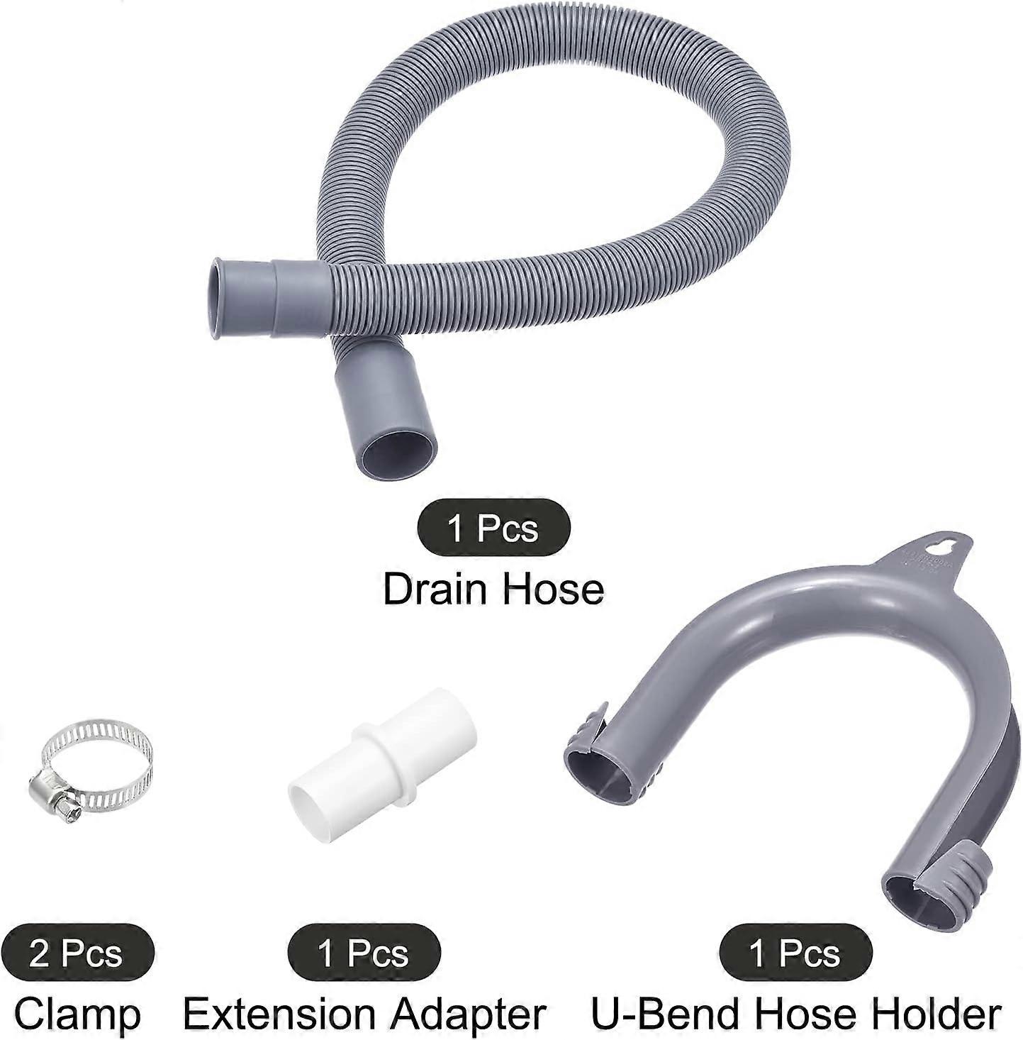 map Washing Machine Drain Hose Extension Kits 1.97ft Gray for Washing ...