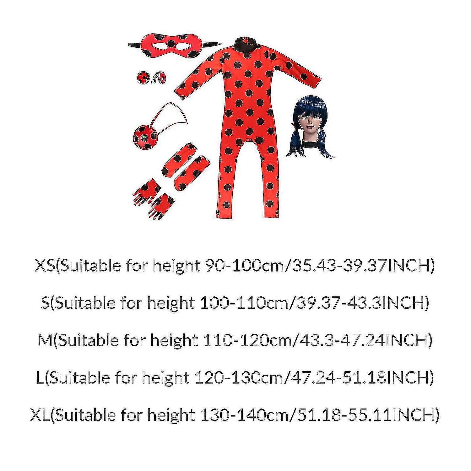 Lady Bug Outfit Insect Theme Parties Ladybird Costume Set, Ladybug ...