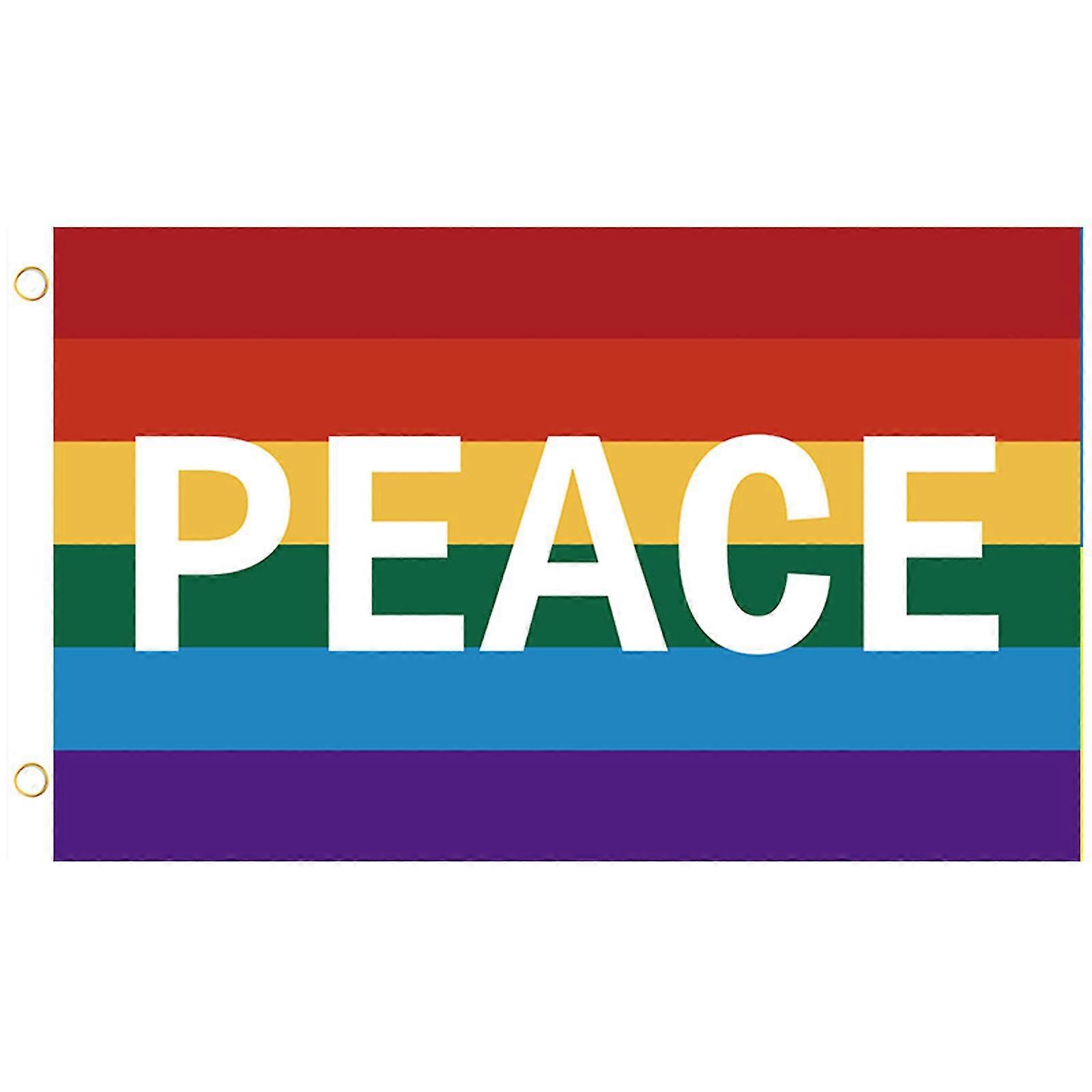 Peace Flag, Peace Dove World Peace Sign Symbol Flag For Patio Lawn Home ...