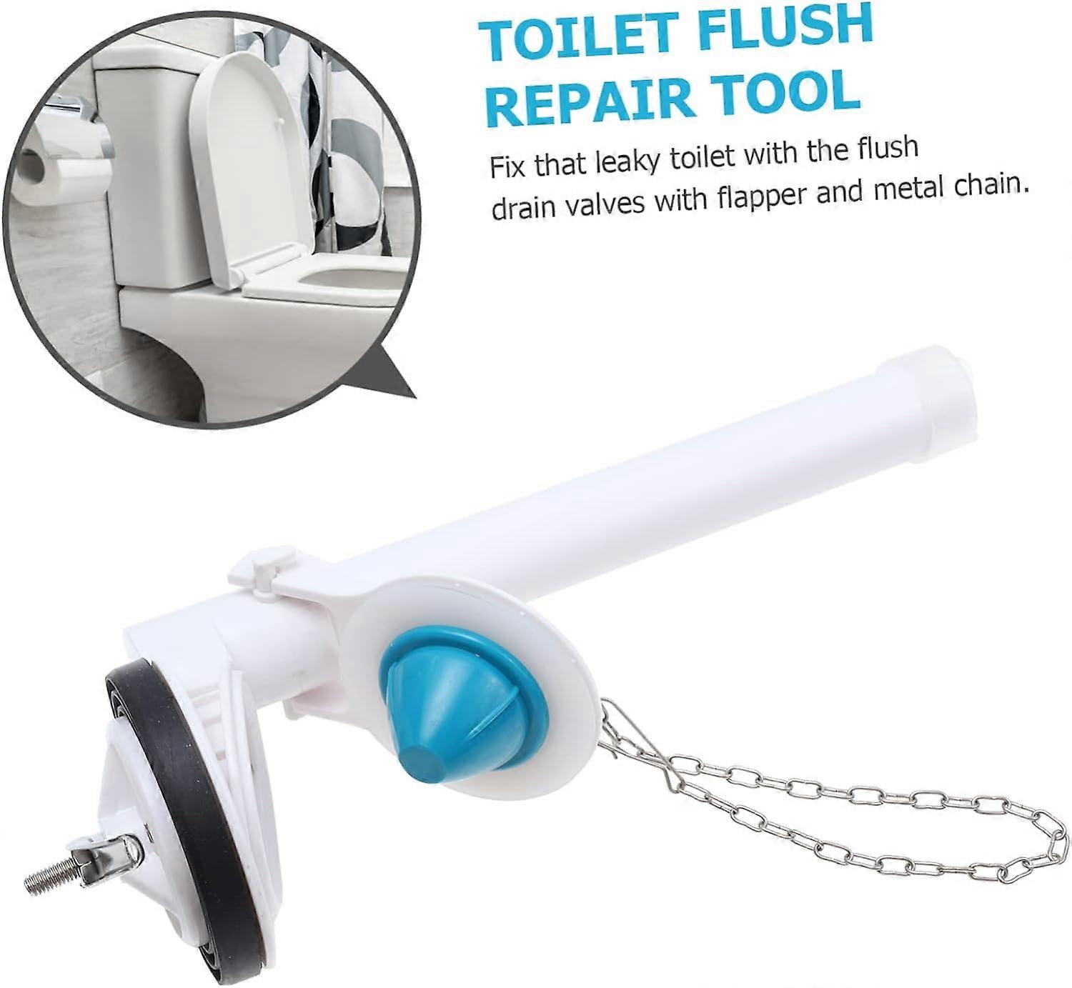 2pcs Toilet Tank Drain Flush Tank Valve Toilet Chain Toilet Flush ...