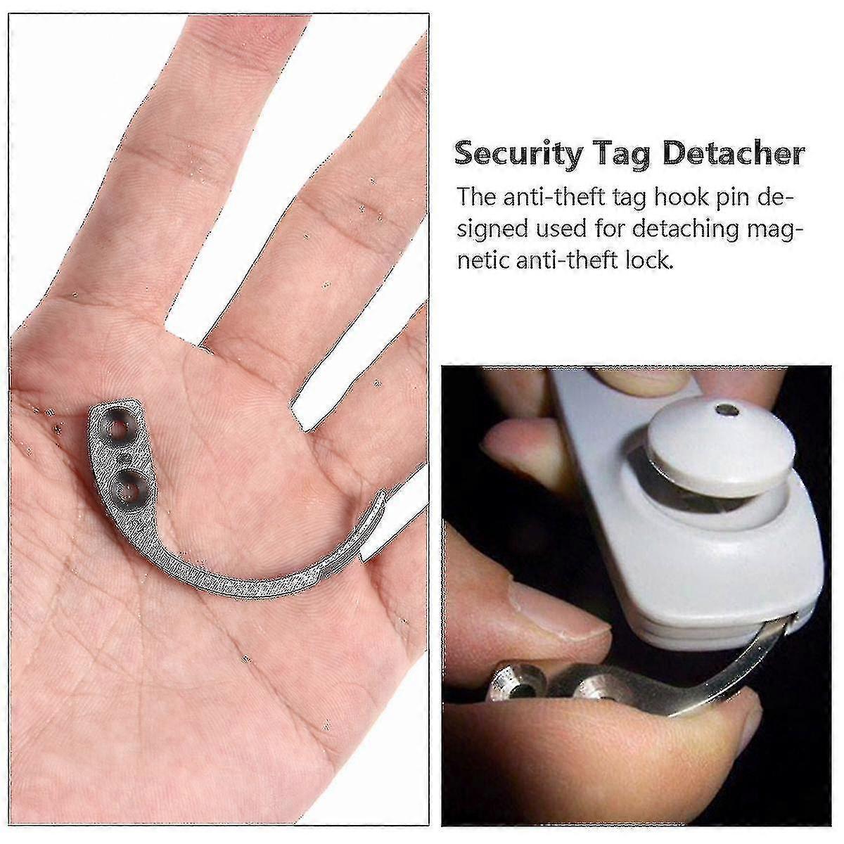 3 Pcs Magnetic Hooks Alarm Key Hook Detacher Magnetic Remover Accessories Mini Hook Detacher Tag ...