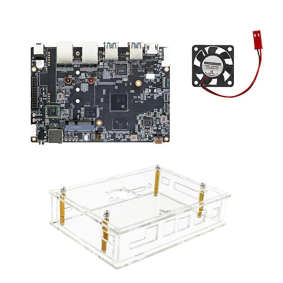 For Bananapi -F3 Development Board+Case+Fan SpacemiT K1 8Core RISC-V 2G ...