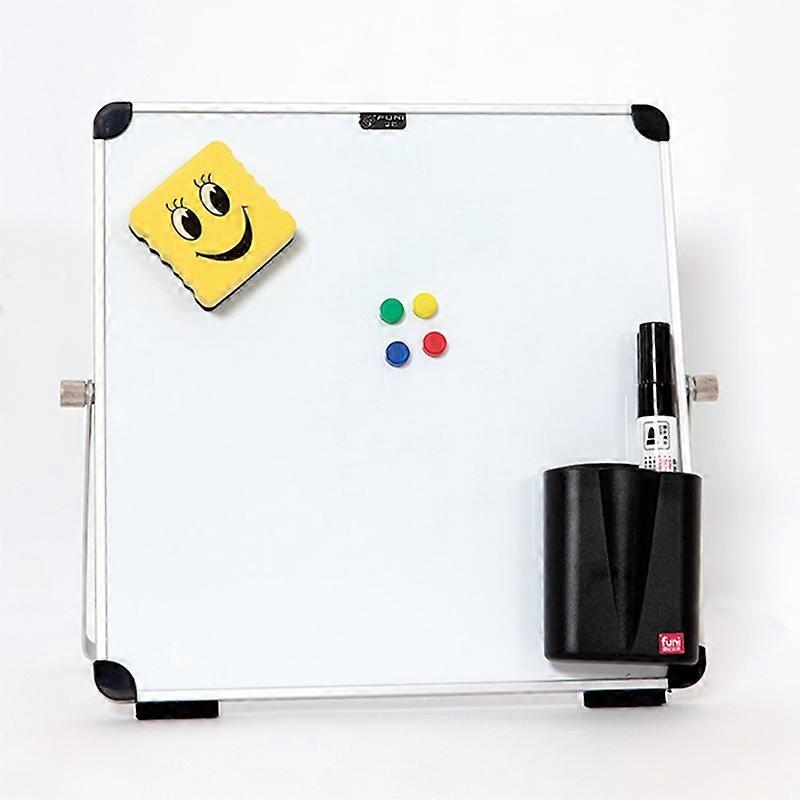 Small Desktop Dry Erase Board Portable Small Magnetic Double Sided ...