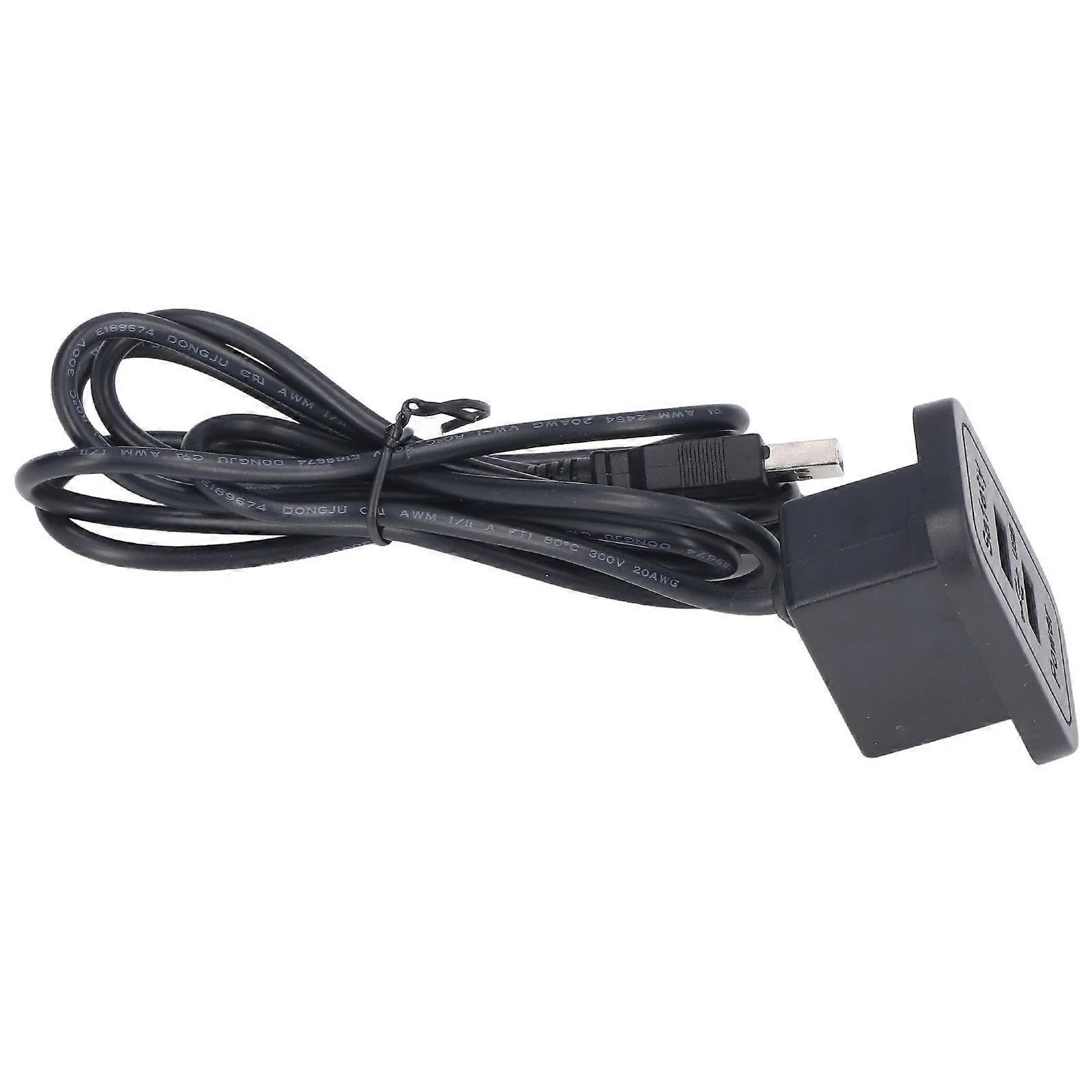 Double USB Charge Station 5V Sofa Recessed USB Power Hub Wiring Board ...