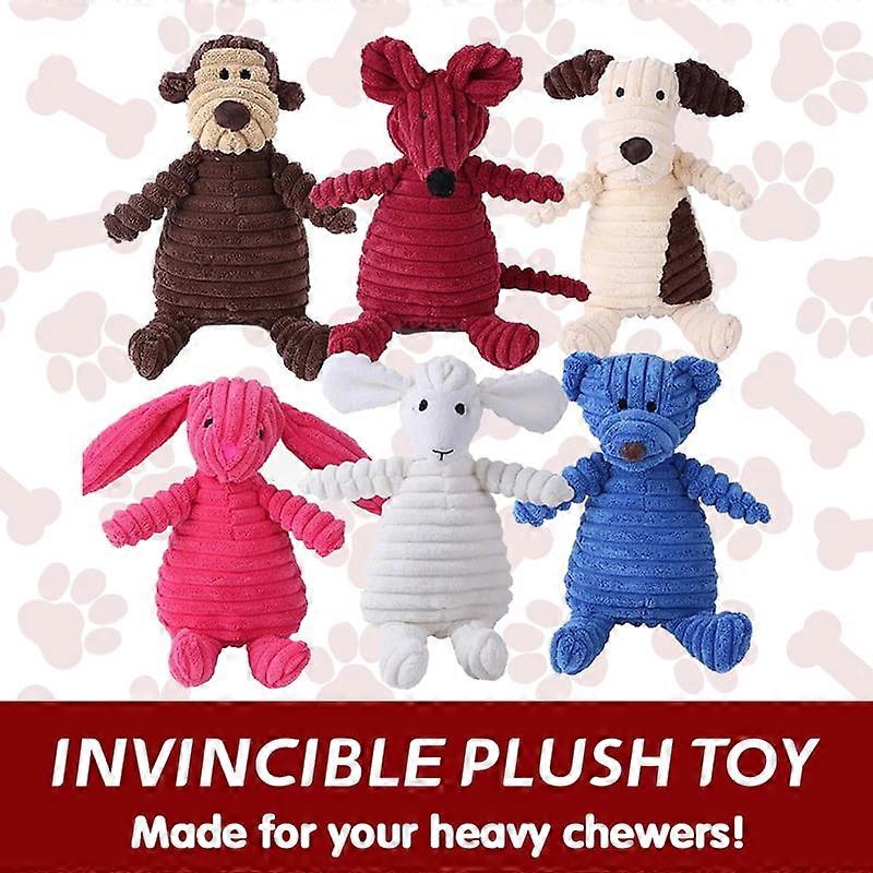 Pet Dog Puppy Chew Toy Squeaker Squeaky Soft Plush Play Sound Teeth ...