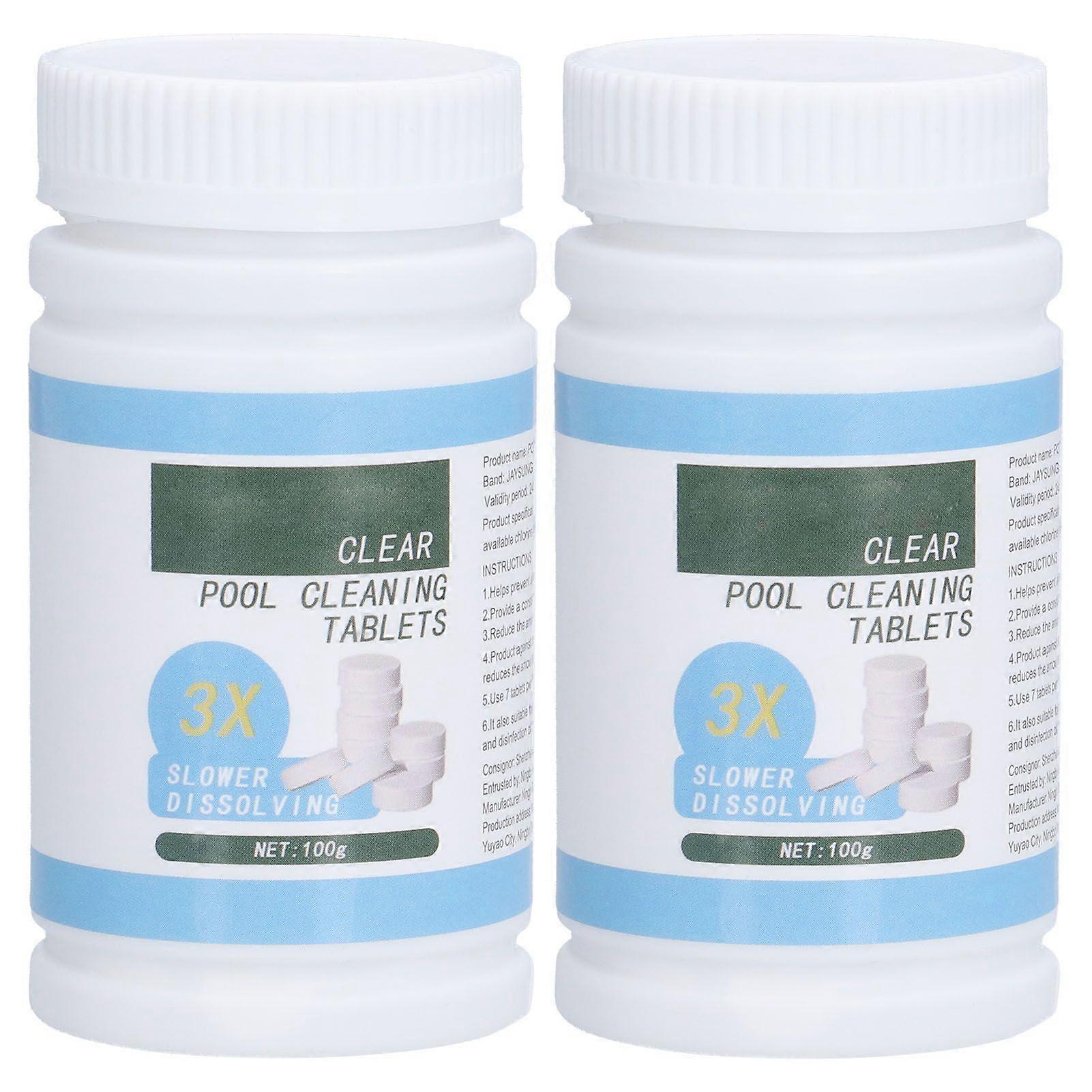 Swimming Pool Chlorinated Tablets Effervescent Tablets Water Cleaning ...