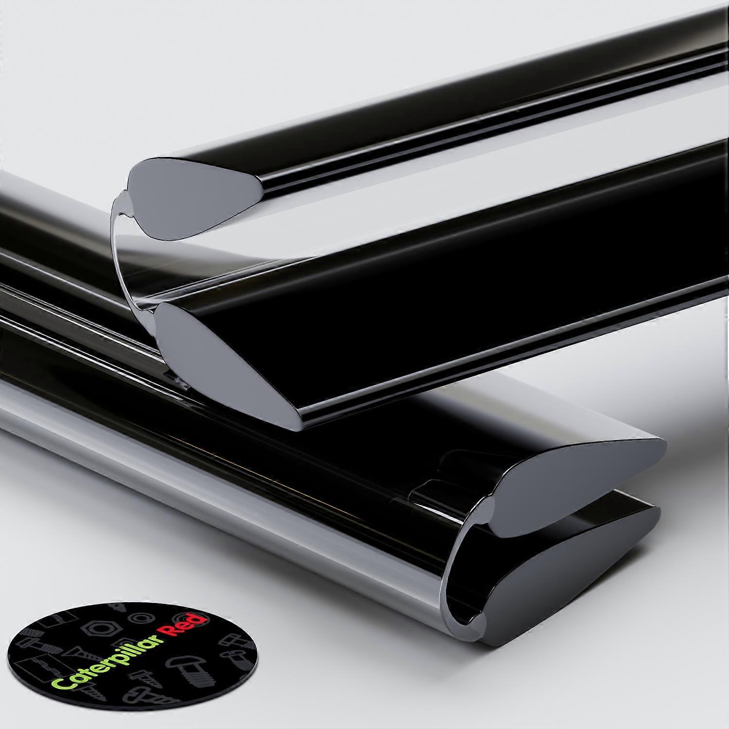 2x Black, Flexible Acrylic Hinges, 1150mm. Low Profile, Living Flex ...