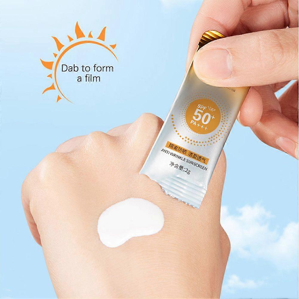 20pcs Travel-Size Sunscreen Pack, SPF50+ Sunscreen for Face & Body ...