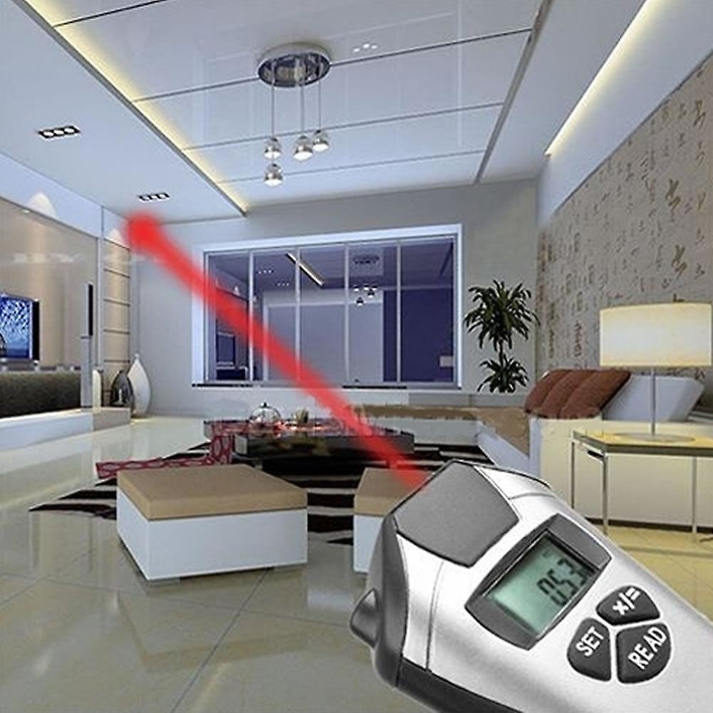 Electronic Tape Measure Laser Pointer Ultrasonic Distance Meter ...