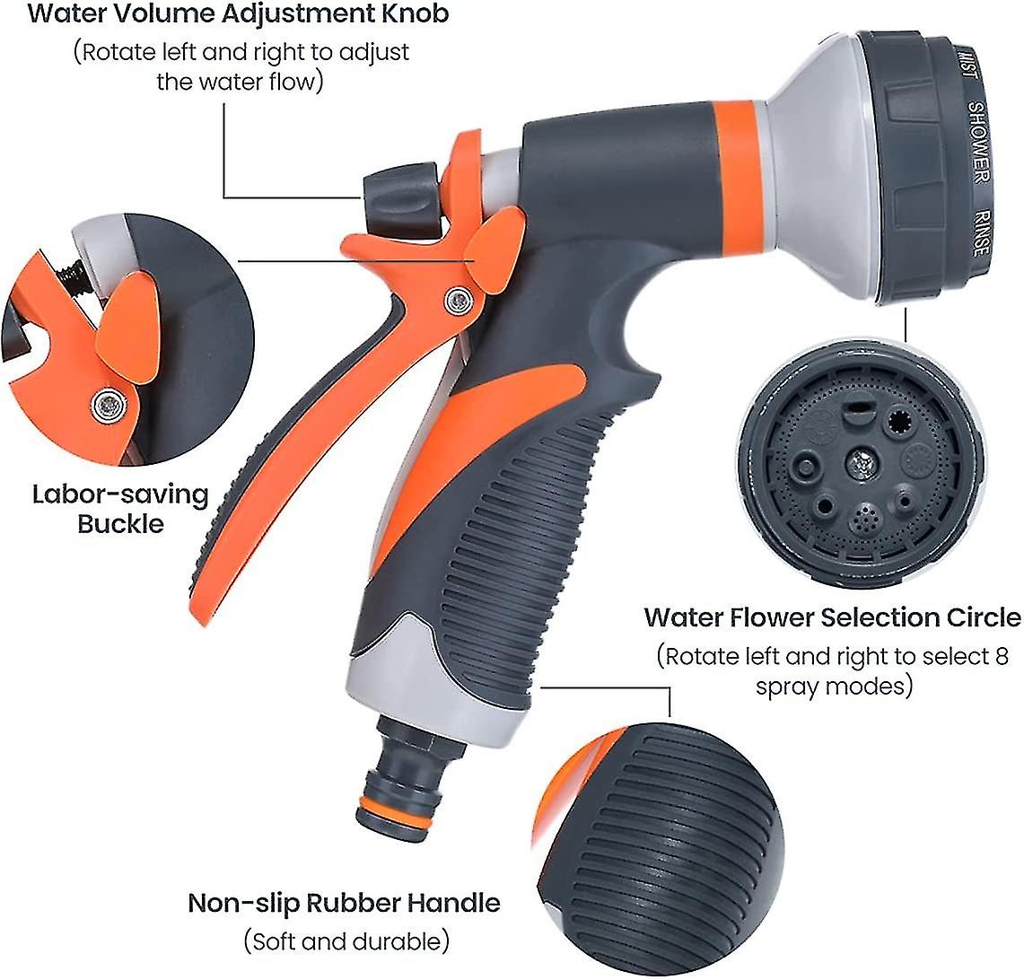 Watering Gun Watering Gun Watering Gun Handheld Sprayer 8 Functions ...