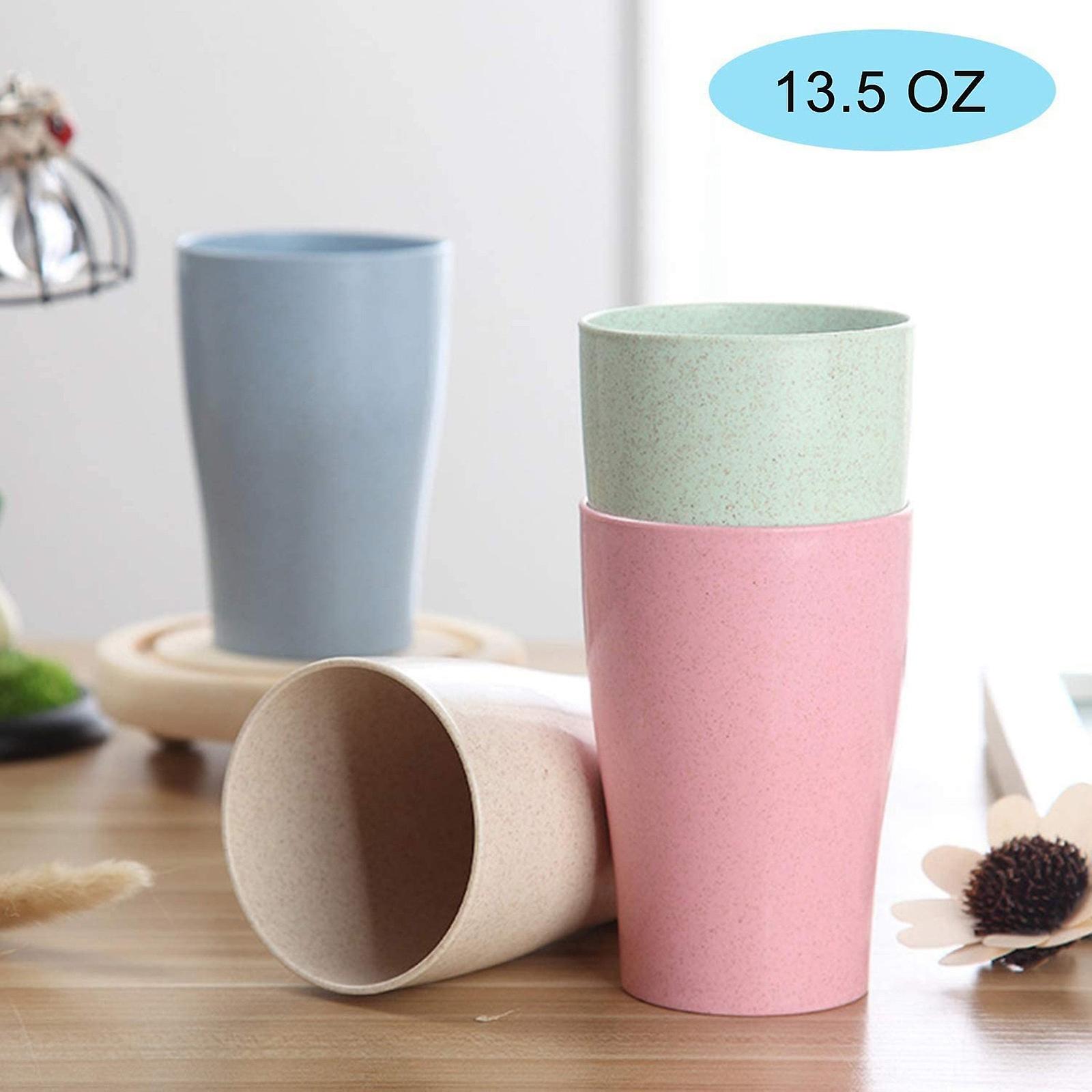4 PCS sturdy and durable reusable drinking cup for adults and children ...