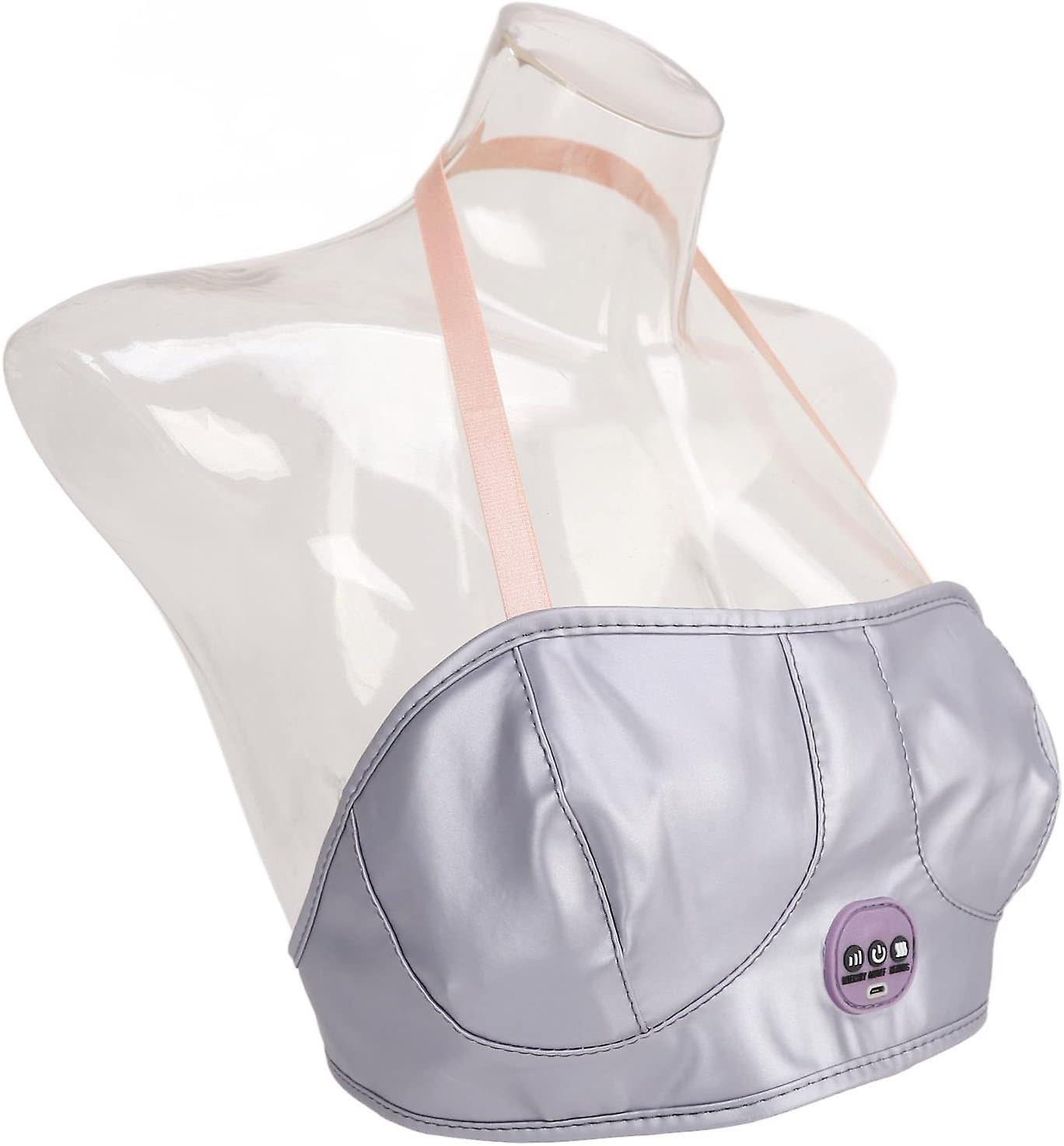 Electric Breast Massager, Wireless Wearable Bra Chest Massager, Anti ...