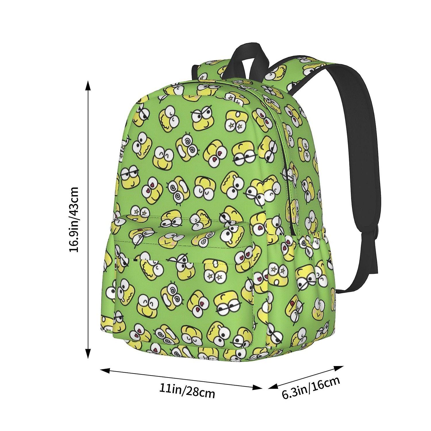 Keroppi 3D Backpack for School, Cute Book Bags Daypack Kawaii College ...