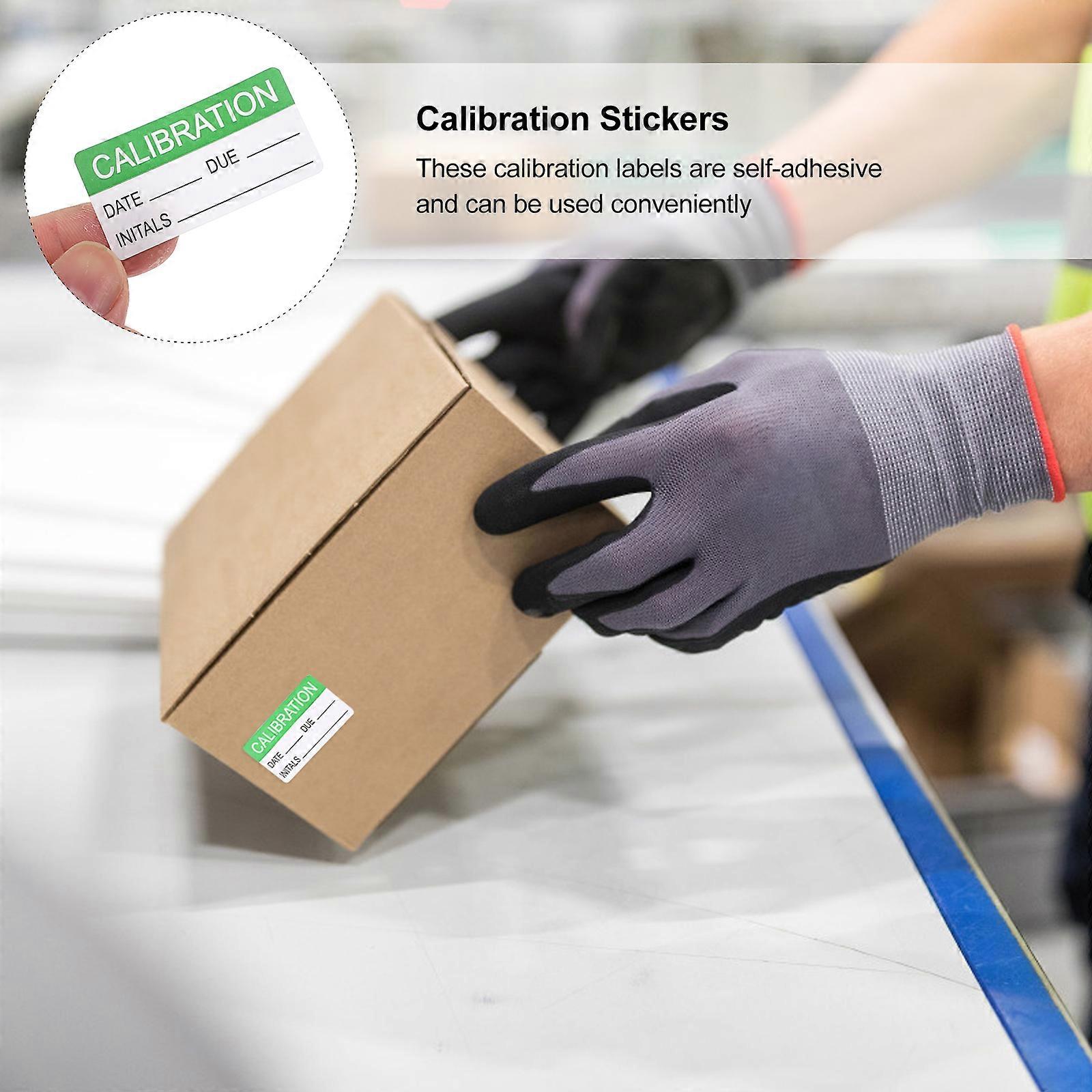 1 Roll/300pcs Practical Calibration Stickers Quality Control Adhesive ...