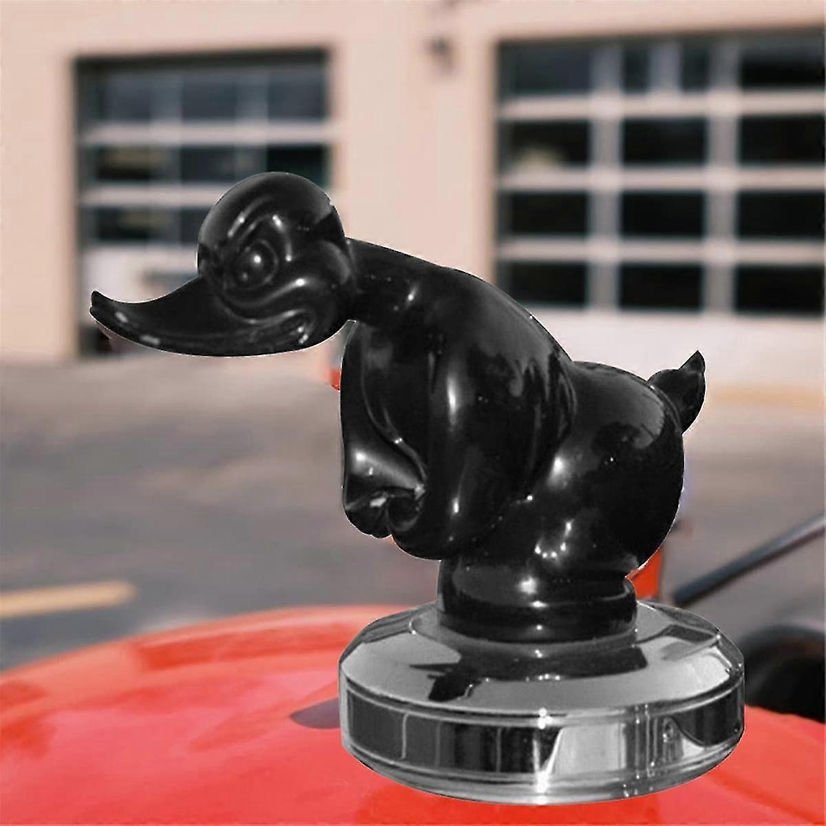 Angry Rubber Duck Hood Ornament, Car Emblem Convoy Hood Ornaments for ...