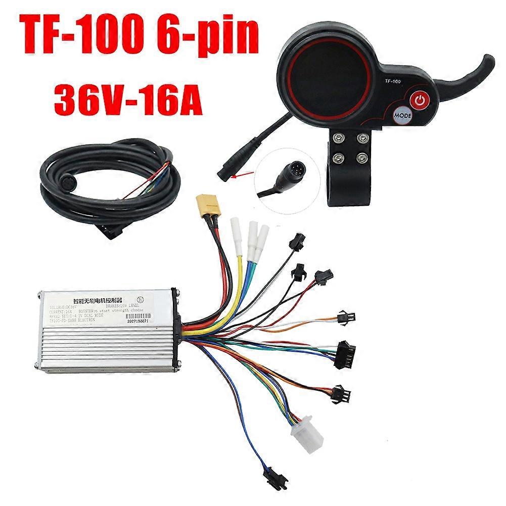 36V 16A Electric Scooter Controller Dashboard Kit with TF-100 Display ...