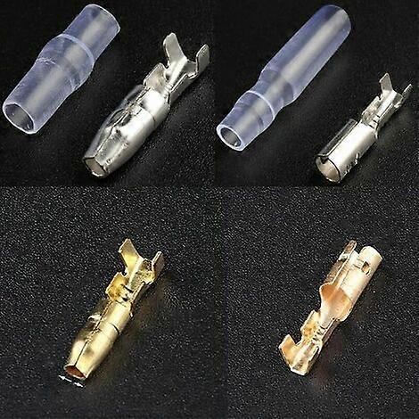 Laiton Bullet Connecteurs Kit, 360PCS 3.9mm Bullet Terminal Connecteur ...