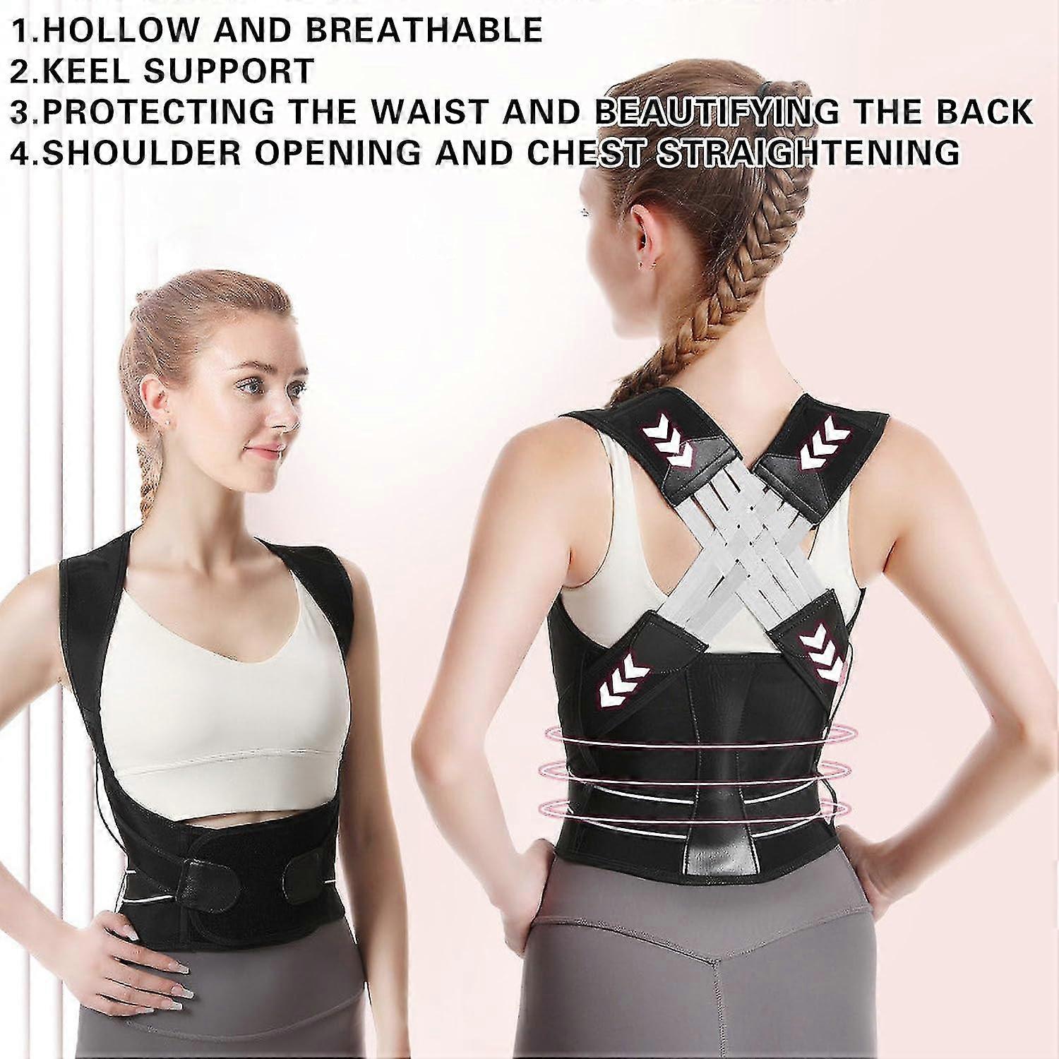 Back Brace Posture Corrector for Women Men, Back Straightener Posture ...