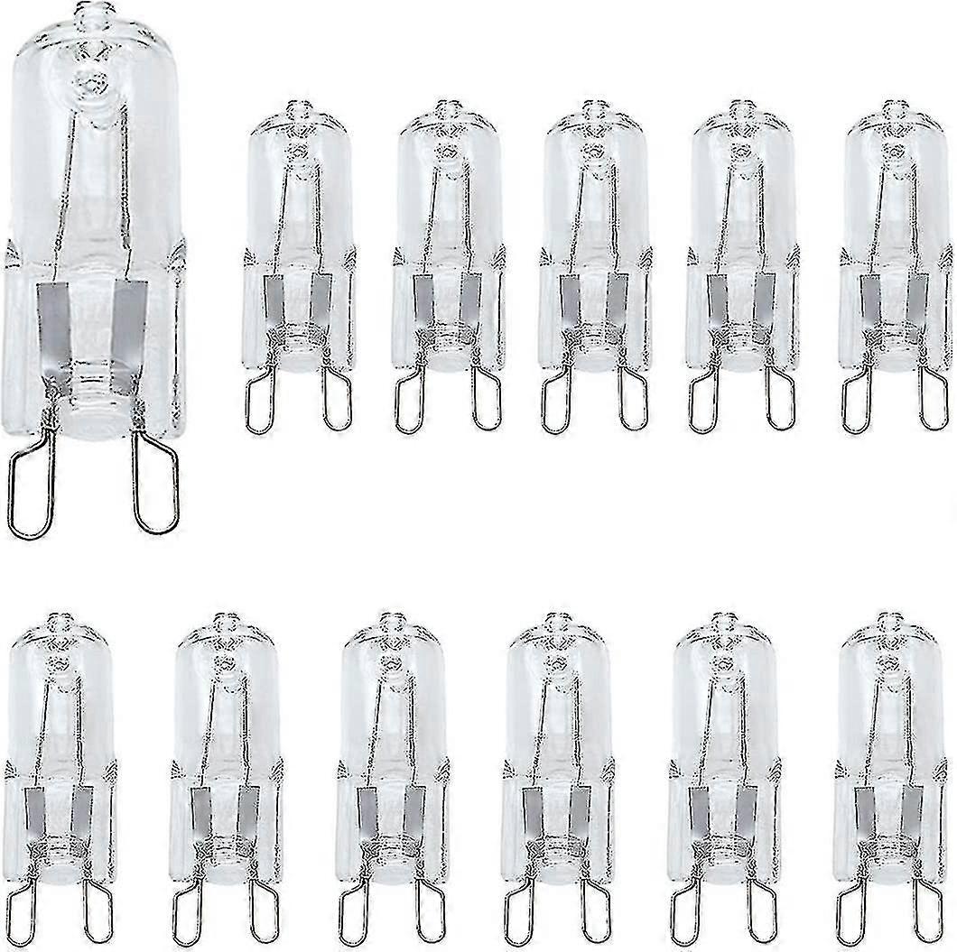 G9 Halogen Bulbs 28w, 12 Pack Light Bulbs G9, Dimmable G9 Bulbs Warm ...